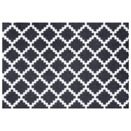 Hanse Home Fu&szlig;matte &raquo;Elegance, T&uuml;rmatte&laquo; rechteckig 7 mm H&ouml;he Schmutzfangmatte, Innen und Au&szlig;en, Rutschfest, Wetterfest, T&uuml;rmatte schwarz Kunstfaser B