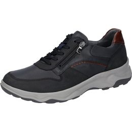 Waldl&auml;ufer Waldl&auml;ufer Herren Sneaker &raquo;H-MAX&laquo; , Bequemschuh, Halbschuh, Schn&uuml;rschuh in Komfortweite H = sehr weit blau 7 (40,5)