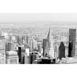 papermoon Fototapete &raquo;New York Schwarz & Wei&szlig;&laquo; schwarz Vlies B/L: 4,5m x 2,8m, Bahnen: 9 Stk.