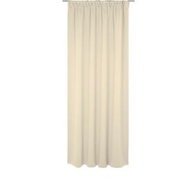 WIRTH Vorhang &raquo;Newbury&laquo; Multifunktionsband 1 Stk. tlg. nach Ma&szlig; beige Baumwolle, Polyester 165cm, Multifunktionsband, 130cm