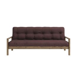 Karup Design Schlafsofa &raquo;KNOB&laquo; mit Futonmatratze, verschiedene Farben, FSC -zertifiziert, Kiefer braun Matratzenmaterialzusammensetzung: Futonmatratze mit 