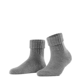 Burlington Herren Socken &raquo;Plymouth&laquo; Einheitsgr&ouml;&szlig;e 36-41, unifarben, w&auml;rmende Wollmischung grau 36-41