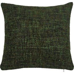 done. Dekokissen &raquo;Twist&laquo; Geflochtene Optik gr&uuml;n Polyester B/L: 45cm x 45cm, 1 Stk.