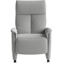 Sit & More sit&more TV-Sessel &raquo;Cremona Comfort&laquo; wahlweise manuell oder elektrischer Funktion mit Akku grau 100% Polyester Chenille, Ergonomie XL,mit Gasdruck,mit