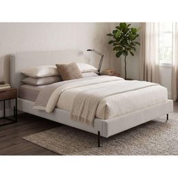 Home Affaire Polsterbett &raquo;LAVOISIER Bettgestell mit Lattenrost, Breite 140/160/180/200 cm, Cord&laquo; Rahmenbett mit Kopfteil, ohne Matratze und Topper 