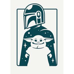 Komar Wandbild &raquo;Mandalorian The Child and Father&laquo; Disney Star Wars 1 Stk. tlg. Kinderzimmer, Schlafzimmer, Wohnzimmer bunt Papier B/H/T: 50cm x 70cm, Bild 
