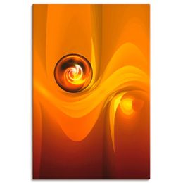 Artland Leinwandbild &raquo;Balance&laquo; klassische Fantasie 1 Stk. tlg. auf Holzrahmen gespannt orange B/H/T: 60cm x 90cm, Leinwandbild klassische Fantasie Hochformat,