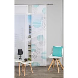 Vision S Schiebegardine &raquo;NEOMI&laquo; Paneelwagen 1 Stk. tlg. HxB: 260x60, Schiebevorhang Bambusoptik Digitaldruck gr&uuml;n Polyester 260cm, Paneelwagen, 60cm