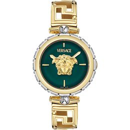 Versace Damen Quarzuhr &raquo;MEDUSA JEWEL&laquo; Armbanduhr, Damenuhr, Swiss Made, Edelstahlarmband, analog gold Einheitsgr&ouml;&szlig;e