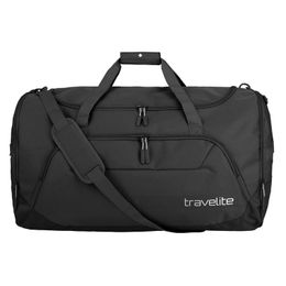 Travelite Herren Travelite Reisetasche &raquo;KICK OFF, verschiedene Gr&ouml;&szlig;en und Farben&laquo; Reisegep&auml;ck Sporttasche Freizeittasche mit Aufsteckfunktion schwarz 