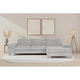Die PlanBar Ecksofa &raquo;Recamiere MP-IN14007 L-Form, Breite 318 cm&laquo; wahlweise mit Schlaffunktion und verstellbaren Kopfst&uuml;tzen 100% Polyester B/H/T: 