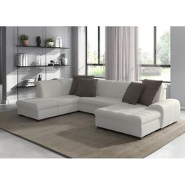 Sit & More sit&more Wohnlandschaft &raquo;Luxor U-Form&laquo; wahlweise mit Schlaffunktion, Bettkasten und Kopfteilverstellung beige Luxus-Microfaser ALTARA NUBUCK (100% 