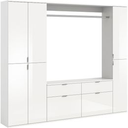 Home Affaire Garderoben-Set &raquo;TRONDHEIM, 5-teilig, Breite 212cm, individuell platzier- & erweiterbar&laquo; Set, bestehend aus: 2x Garderobenschrank & 3-tlgs