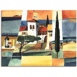 Artland Wandbild &raquo;Italien&laquo; Europa 1 Stk. tlg. als Leinwandbild, Poster in verschied. Gr&ouml;&szlig;en bunt Leinwand B/H/T: 40cm x 30cm, Leinwandbild Europa, 1 Stk.