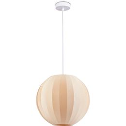 Paco Home Pendelleuchte &raquo;HUGO PD1&laquo; E27 wei&szlig; 1, &Oslash; 30cm H: 182,5cm