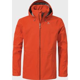 Sch&ouml;ffel SCH&Ouml;FFEL Herren Outdoorjacke "2.5L Jacket Aiplspitz M", orange, Gr. 48, Oberstoff : 100% Polyester, Jacken