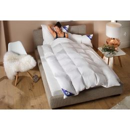 Otto Keller Daunenbettdecke &raquo;Anna&laquo; extrawarm F&uuml;llung 90Daunen10Federn 1 Stk. tlg. wei&szlig; Bezug: 100% Baumwolle. F&uuml;llung: 90% Daunen, 10% Federn B/L: 135cm x 200cm, 