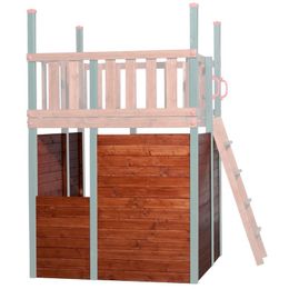 Weka Spielturmverkleidung &raquo;Verkleidung f&uuml;r Tabaluga Spielturm 816 D&laquo; BxL: 52x120 cm braun Holzwerkstoff B/H/L: 52cm x 160cm