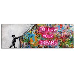 Reinders Deco-Panel &raquo;Surprise Wall&laquo; Kinderzimmer - Graffiti - Mehrfarbig - MDF - Kunst - 156x52 cm bunt B/H/T: 156cm x 52cm x 2cm