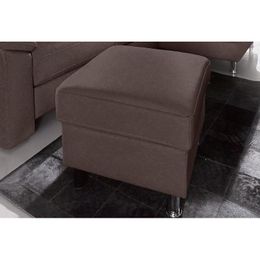 Sit & More sit&more Hocker &raquo;Ascara&laquo; braun Luxus-Microfaser (100% Polyester);Softlux -Kunstleder;NaturLeder B/H/T: 55cm x 46cm x 55cm, Luxus-Microfaser ALTARA 