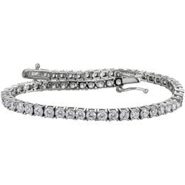 Firetti Damen Armband &raquo;Schmuck Geschenk Silber 925 Armschmuck Armkette Tennisarmband&laquo; mit Zirkonia (synth.) silber 18,5cm, Silber 925 (Sterlingsilber)