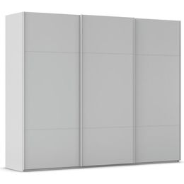 Rauch Schwebet&uuml;renschrank &raquo;Kleiderschrank Schrank Garderobe Schlafzimmerschrank SCALE-TRIO&laquo; edle dreigeteilte Front, 2 Zierleisten in Griff-Farbe MADE