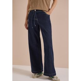 Cecil Damen Loose-fit-Jeans &raquo;Style Neele&laquo; Wide Rinsed mit Stretch blau 29, L&auml;nge 30