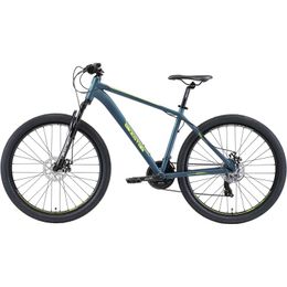 Bikestar Mountainbike 21 Gang Shimano RD-TY300 Schaltwerk Kettenschaltung f&uuml;r Damen und Herren, Kettenschaltung blau 46cm, 27,5 Zoll (69,85cm) Mountainbike