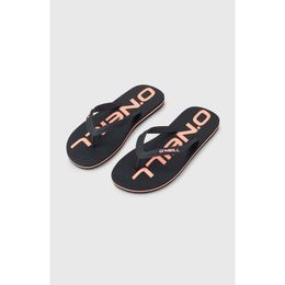 O`Neill O'neill Herren O'Neill Zehentrenner &raquo;PROFILE LOGO SANDALS&laquo; Sommerschuh, Sandale, Schlappen, mit Gummilaufsohle schwarz 46