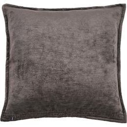 done. Dekokissen &raquo;Fame&laquo; Hohe Lichtreflektion braun Polyester B/L: 45cm x 45cm, 1 Stk.