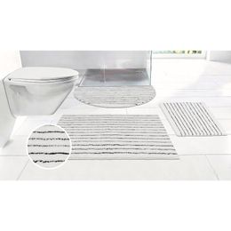 LeGer Home by Lena Gercke Badematte &raquo;Tamsin, Badvorleger, Badezimmer Teppich, Duschvorleger&laquo; H&ouml;he 10 mm rutschhemmend beschichtet 