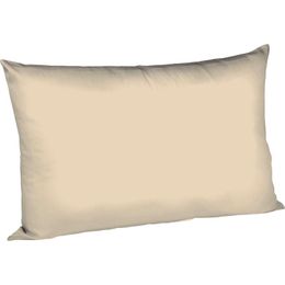 Fleuresse Kissenbez&uuml;ge &raquo;Colours&laquo; edler, b&uuml;gelfreier Interlock-Jersey aus 100% Baumwolle beige Interlock-Jersey, Obermaterial: 100% Baumwolle B/L: 40cm