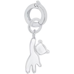 Amor Damen Charm-Einh&auml;nger &raquo;Teddyb&auml;r&laquo; silber Einheitsgr&ouml;&szlig;e