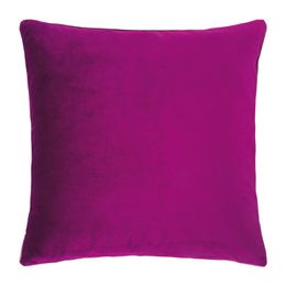 Pad Dekokissen &raquo;Elegance&laquo; Design als Basic, aus Samt, elegante Optik pink Polyester B/L: 40cm x 40cm, 1 Stk.