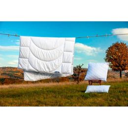 Dunlopillo Microfaserbettdecke &raquo;Home Bettdecken Sommer und Winter&laquo; leicht F&uuml;llung Polyester Bezug Polyester 1 Stk. tlg. Bettdecke 135x200, 155x220cm, 