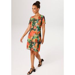 Aniston Casual Damen Aniston CASUAL Sommerkleid mit raffinierten Cut-Out im R&uuml;cken 42, N-Gr