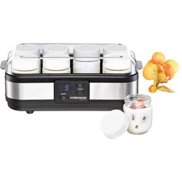 Rommelsbacher Joghurtbereiter &raquo;JG 40&laquo; 8 Portionsbeh&auml;lter je 150 ml schwarz Einheitsgr&ouml;&szlig;e