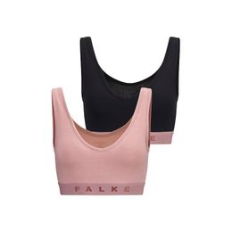 Falke Damen Falke Bustier &raquo;Daily Comfort&laquo; ohne B&uuml;gel, Polster und Verschluss, weich, Cotton-Mix rosa L, N-Gr