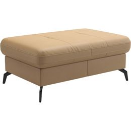 Sit & More sit&more Polsterhocker &raquo;Morris&laquo; mit praktischen Stauraum beige B/H/T: 103cm x 44cm x 69cm, NaturLEDER ,mit Stauraum