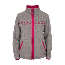 ALP1964 Damen Trachtenjacke "Jacke 424901", grau, Gr. XL, Obermaterial: 50% Wolle WO. 50% Baumwolle CO., Jacken