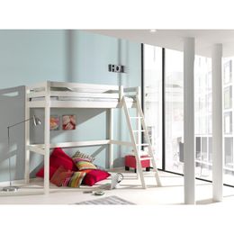 Vipack Hochbett &raquo;Pino, inkl. Rolllattenrost, Absturzschutz und schr&auml;ger Leiter&laquo; B/H/T ca. 209x190x215cm, H&ouml;he unter der Liegefl&auml;che 145 cm nutzbar, in zwei 