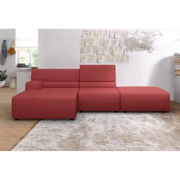 Egoitaliano Ecksofa &raquo;Babouche, Designsofa mit au&szlig;ergew&ouml;hnlichem Sitzkomfort zum Wohlf&uuml;hlen&laquo; rot Luxus-Micofaser Lederoptik (100% Polyester) ist ein neues 