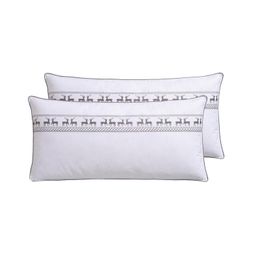 OTTO home Federkopfkissen &raquo;Forsakar, Kopfkissen in 40x80 cm, 80xc80 cm, 2-tlg.&laquo; F&uuml;llung: 100% Federn Bezug: Baumwolle Set, Kissenset, 2 Stk. tlg. 