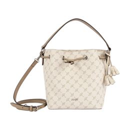 JOOP! Damen JOOP! Handtasche &raquo;flora 1.0 matchsack svo&laquo; Damen Tragetasche, Umh&auml;ngetasche, Schultertasche mit Zugband beige B/H/T: 21,5cm x 23,5cm x 