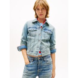 Tommy Jeans Damen Outdoorjacke &raquo;CLASSIC TRUCKER EXT BJ8012&laquo; mit dezentem Logo XL (42)