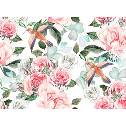 Livingwalls living walls Fototapete &raquo;Designwalls Paradise 1&laquo; glatt Vlies, Wand, Schr&auml;ge, Decke bunt Vlies B/L: 3,5m x 2,55m