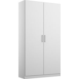 Rauch Dreht&uuml;renschrank &raquo;Kleiderschrank Schrank Garderobe Garderobenschrank HOMBURG&laquo; in 2 Breiten mit moderner Hochglanzfront MADE IN GERMANY wei&szlig; 