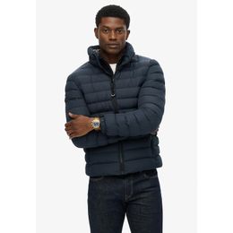 Superdry Herren Steppjacke &raquo;FUJI PRINT PADDED JACKET&laquo; ohne Kapuze Slim Fit, mit Rei&szlig;verschluss, in unifarbener Optik XXL
