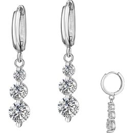 Firetti Damen Paar Ohrh&auml;nger &raquo;Schmuck Geschenk Silber 925 Ohrschmuck Ohrringe&laquo; Made in Germany - mit Zirkonia (synth.) silber Silber 925 (