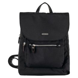 Tom Tailor Damen Tom Tailor Cityrucksack &raquo;RINA&laquo; mit super leichtem Gewicht schwarz B/H/T: 26cm x 31cm x 8,5cm